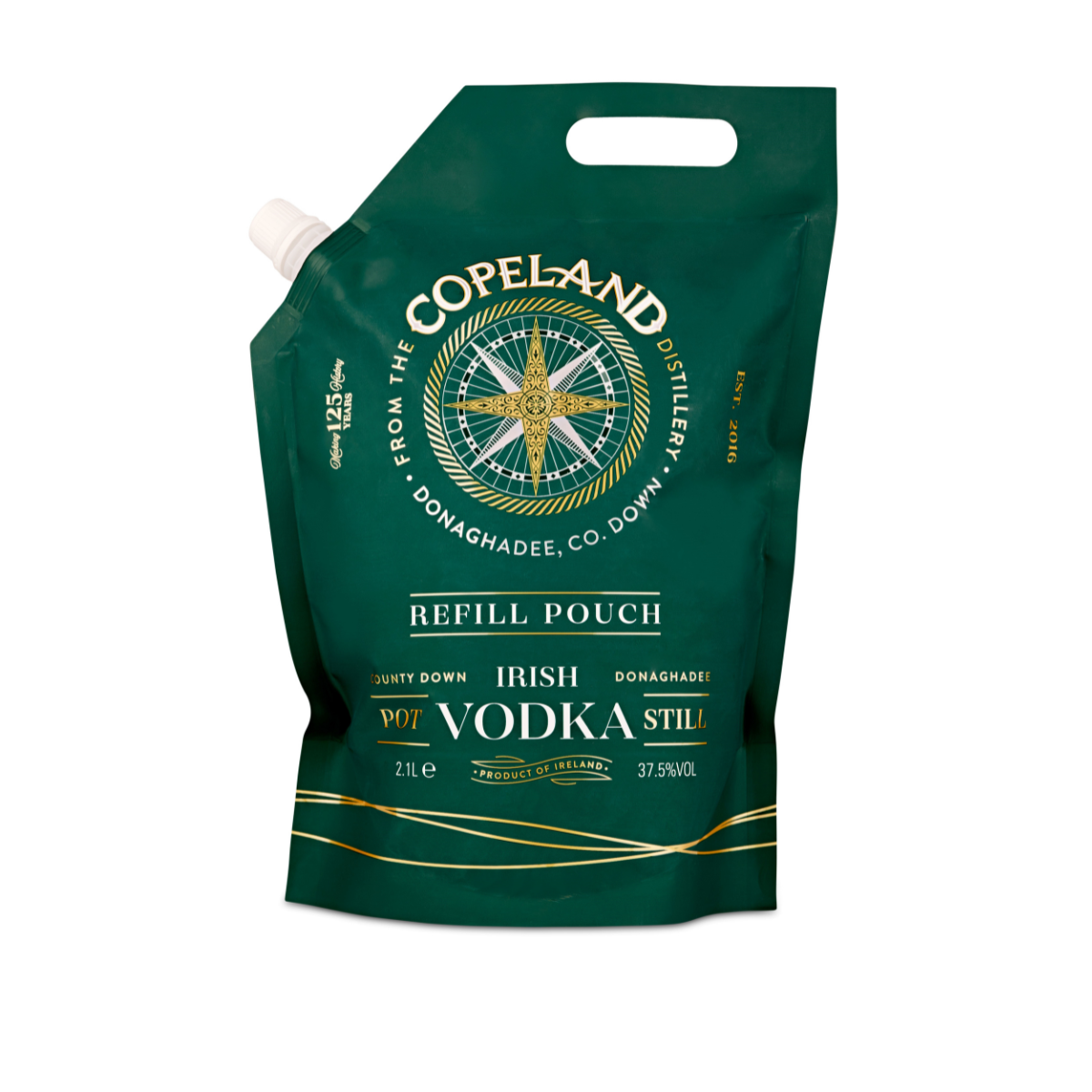 COPELAND IRISH VODKA 2.1L POUCH | COPELAND – Drinks Inc.