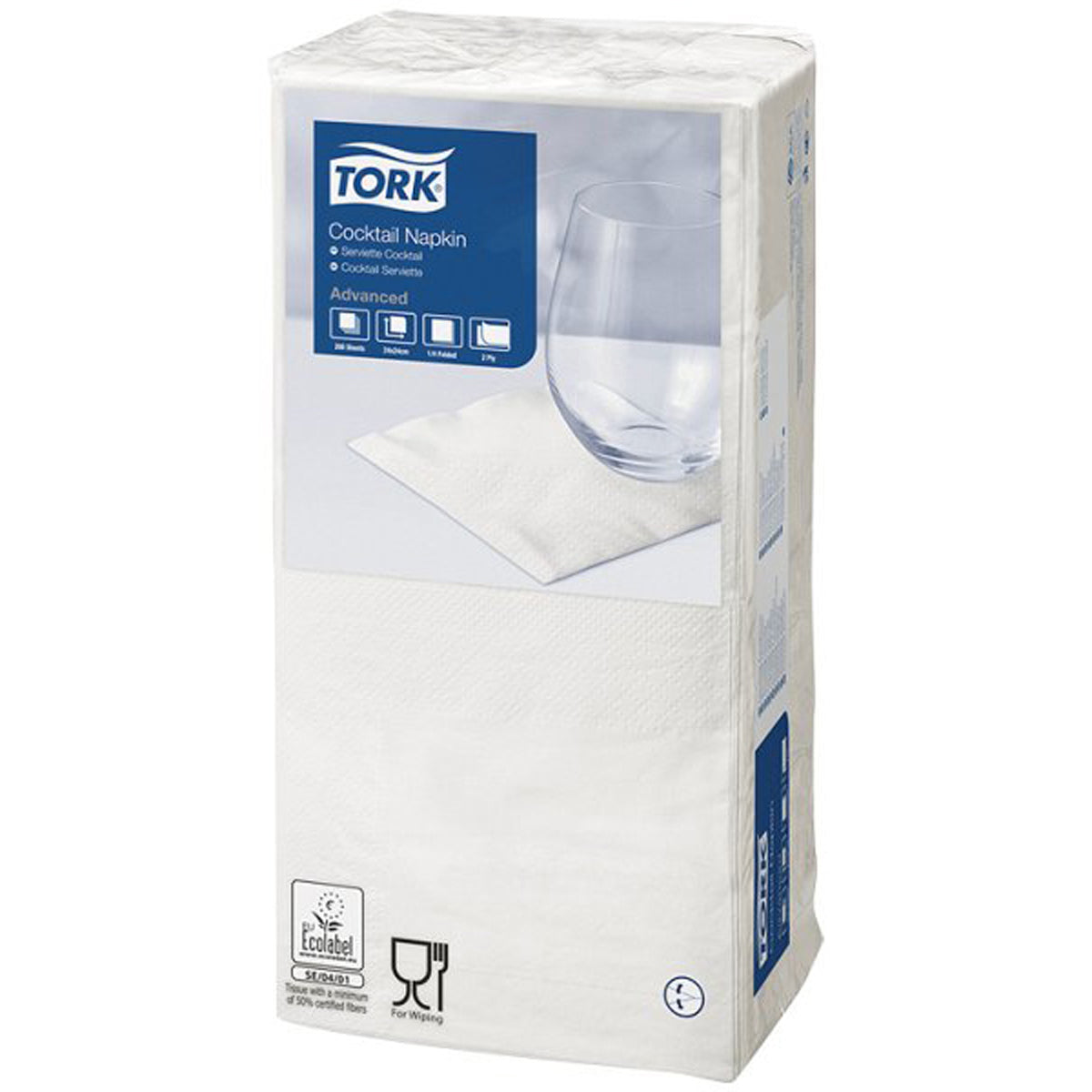 TORK COCKTAIL NAPKIN WHITE – Drinks Inc.