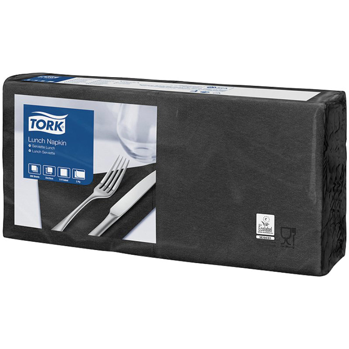 TORK LUNCH NAPKINS BLACK 2 PLY – Drinks Inc.