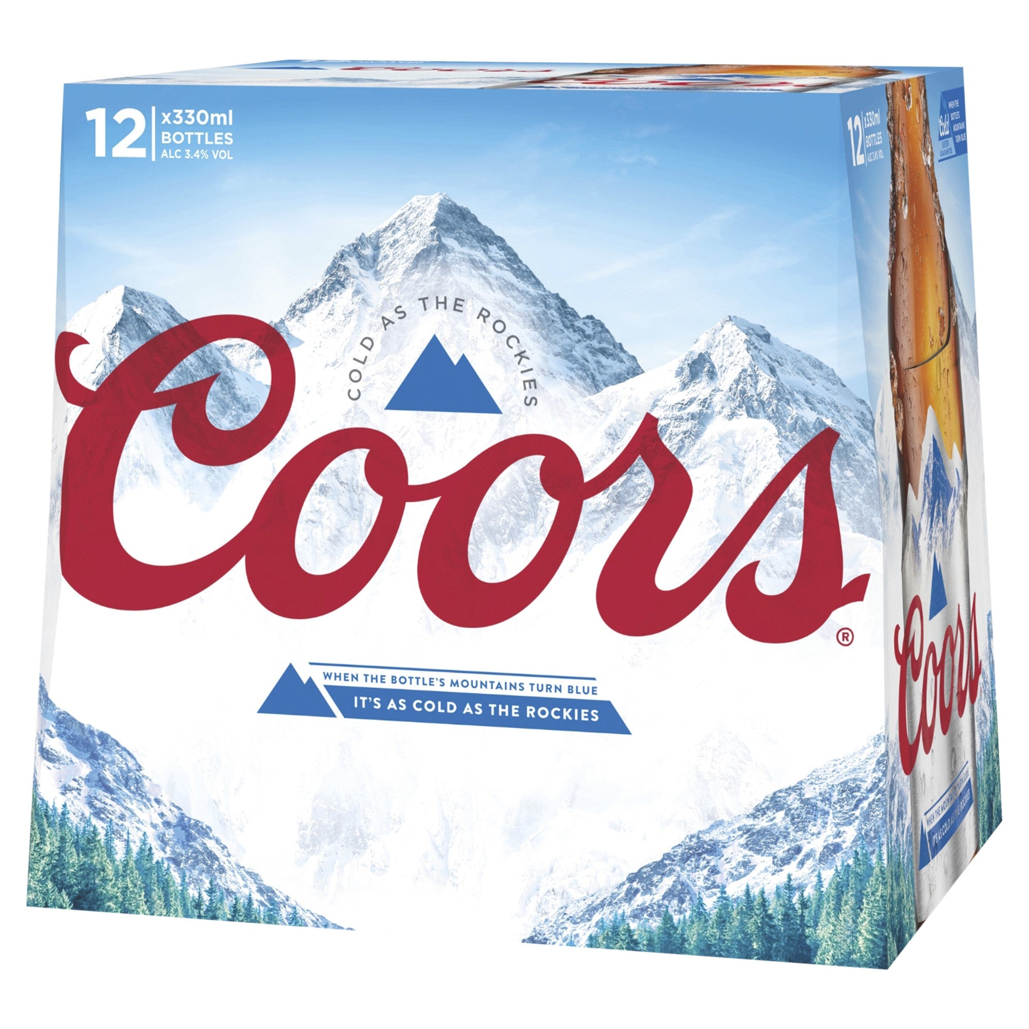 COORS 12PK BTLS 330ML | COORS – Drinks Inc.